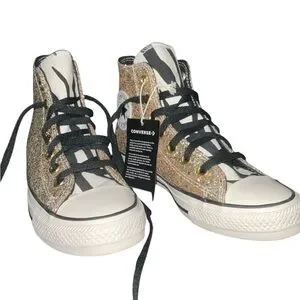 Converse All Stars | Shoes | Converse Chuck Taylor Gold Glitter Unisex ...